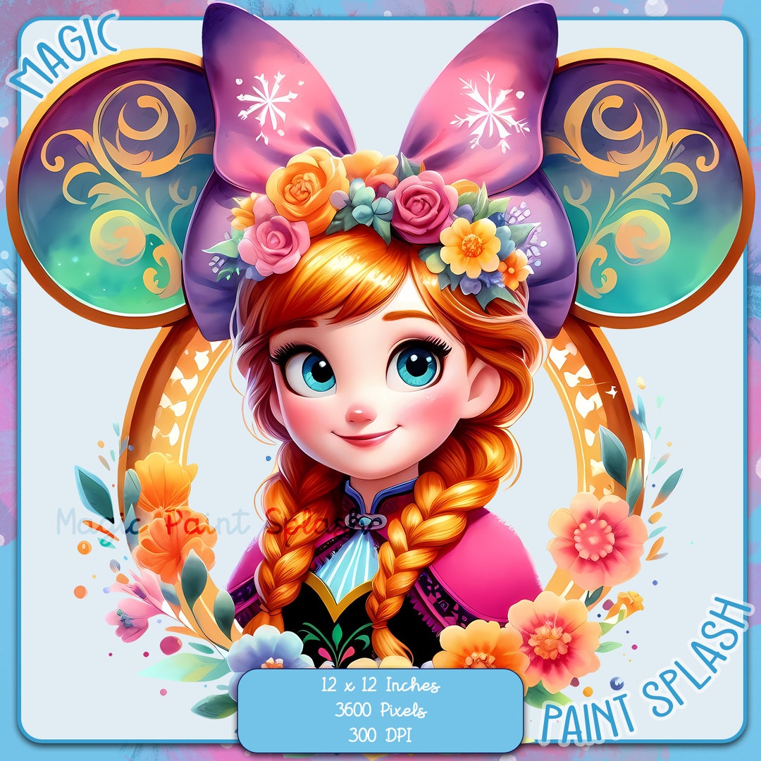 Anna Frame Watercolor Splash, Clipart Images, Graphics and Artwork ...
