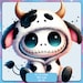 Jack Skellington Cow Costume PNG: Spooky Halloween Clipart (digital ...