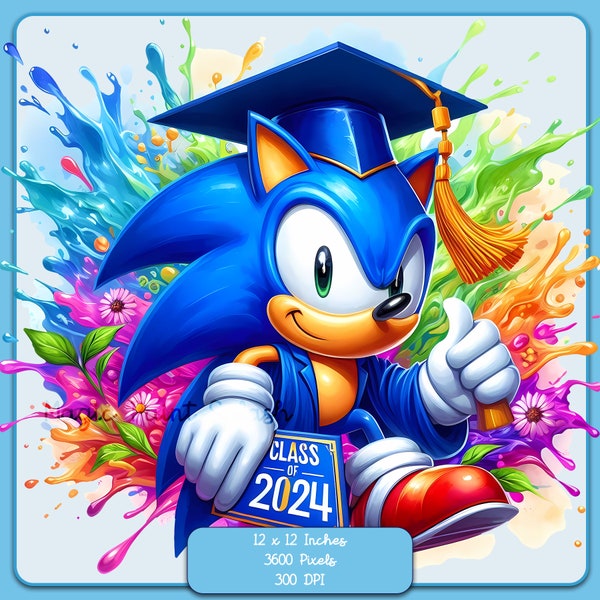 Watercolor Graduation Cap - Etsy