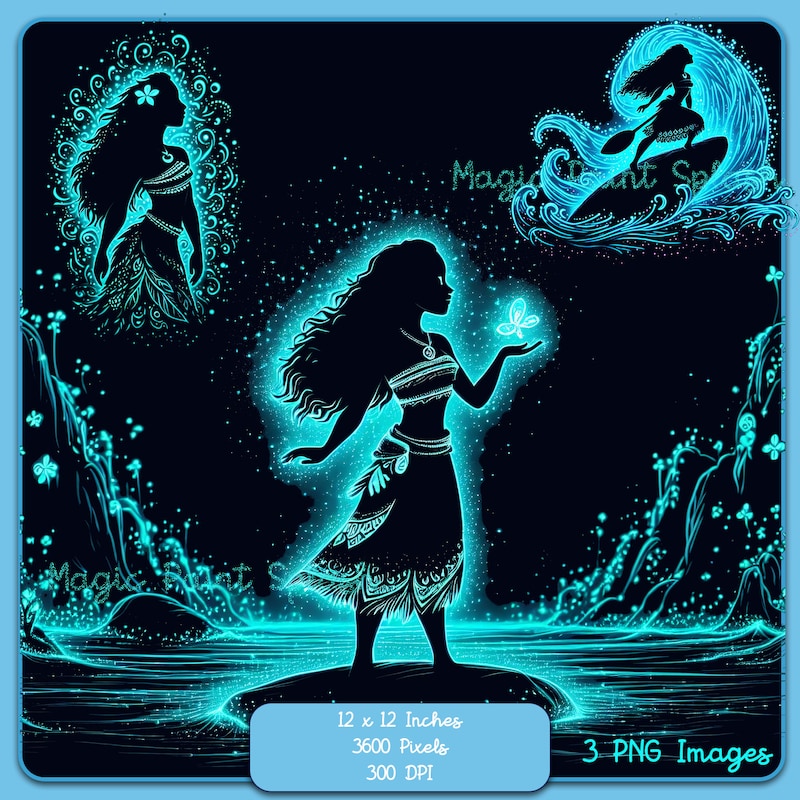 Moana Outline - Etsy