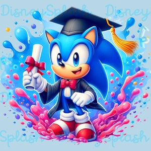 Sonic Diploma Graduation PNG Image, Clipart Images, Graphics and ...