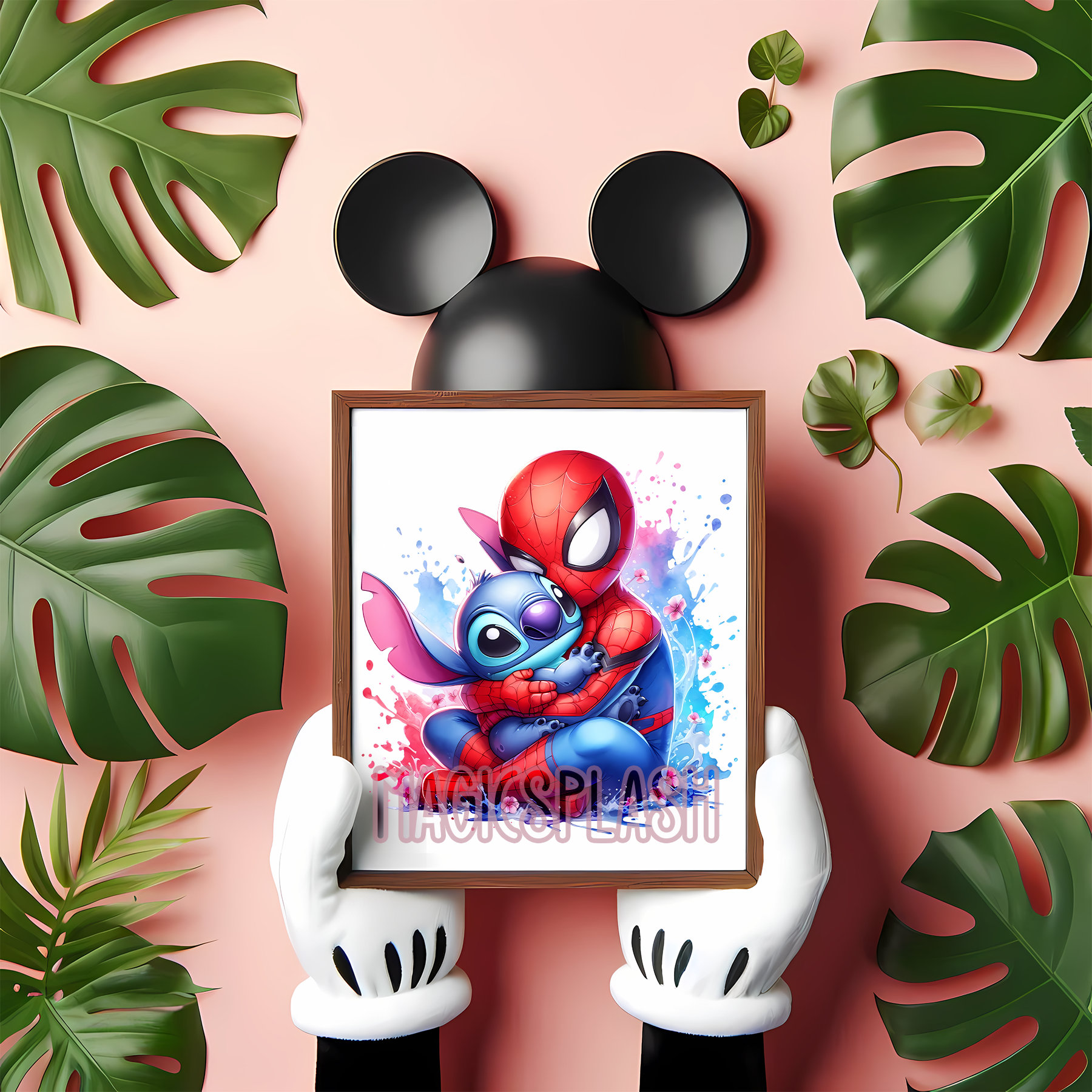 Spiderman and Stitch Hug PNG, Crossover Art (digital Download) - Etsy