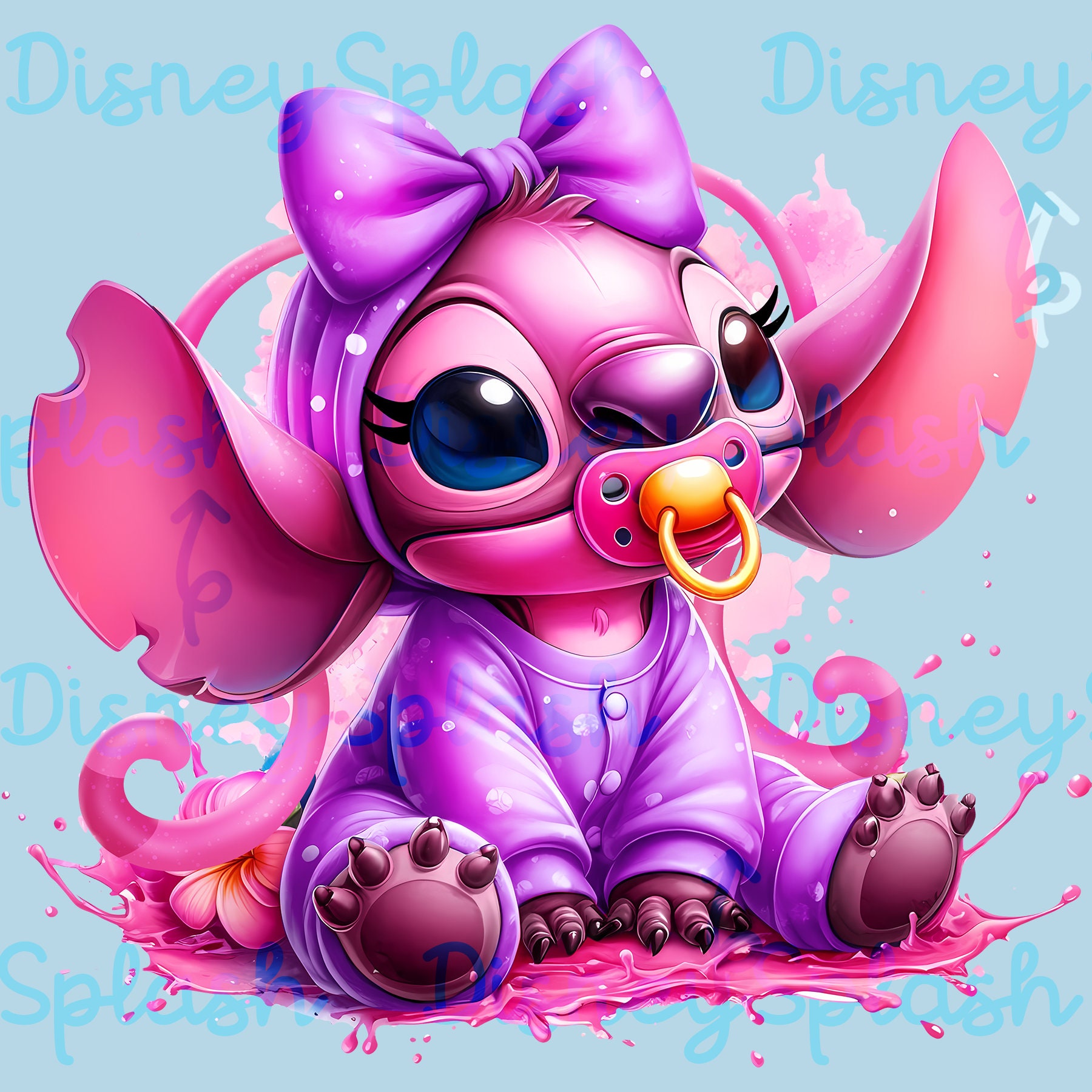 Baby Stitch And Angel