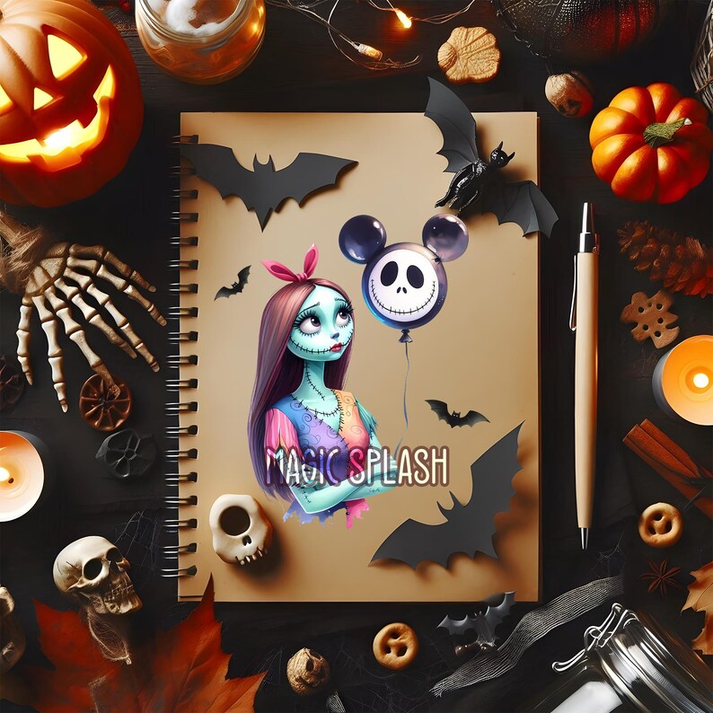 Sally's Balloon PNG: Nightmare Before Christmas Clipart (digital ...