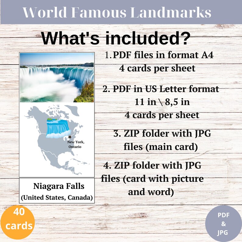 World Wonders Flashcards | World Landmark Flash Cards | Fun Geography ...