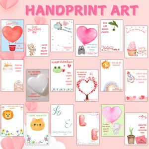 Bundle Handprint Valentine Craft: A Treasured Keepsake for Little Ones ...