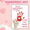 2025 Handprint Calendar Handprint Art Craft Kids Keepsake Gift ...
