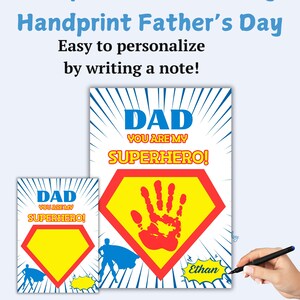 Father’s Day Handprint Craft for Kids | DIY Gift From Child, Baby ...