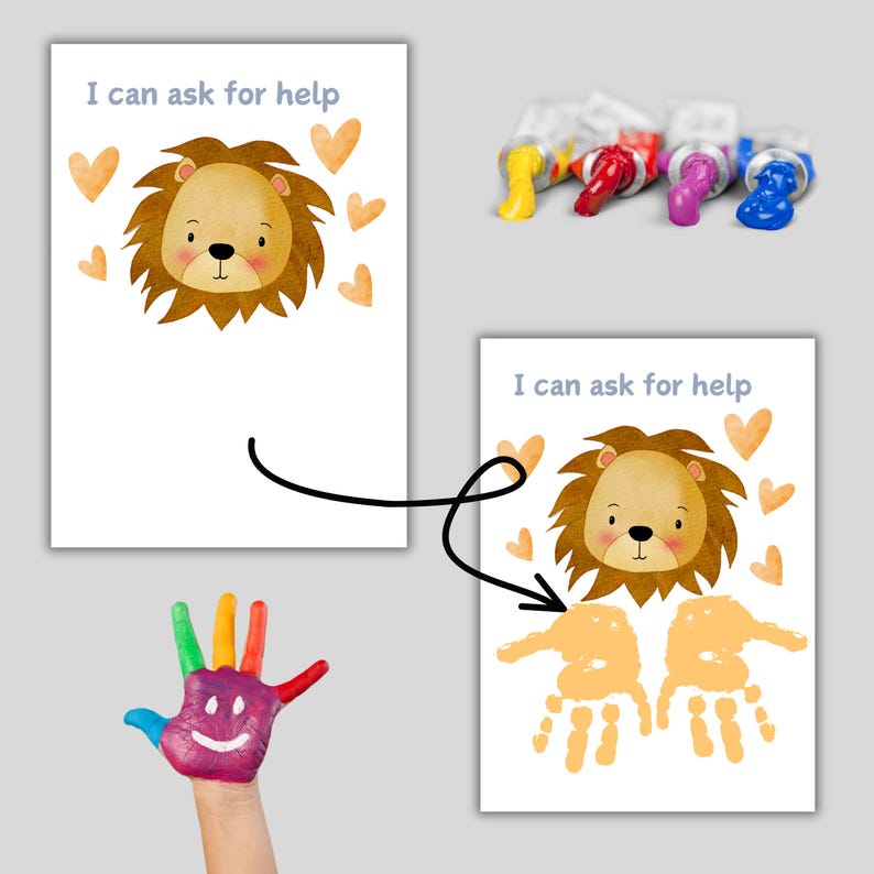 Affirmation Handprint Craft | Affirmation and Motivational Handprint ...