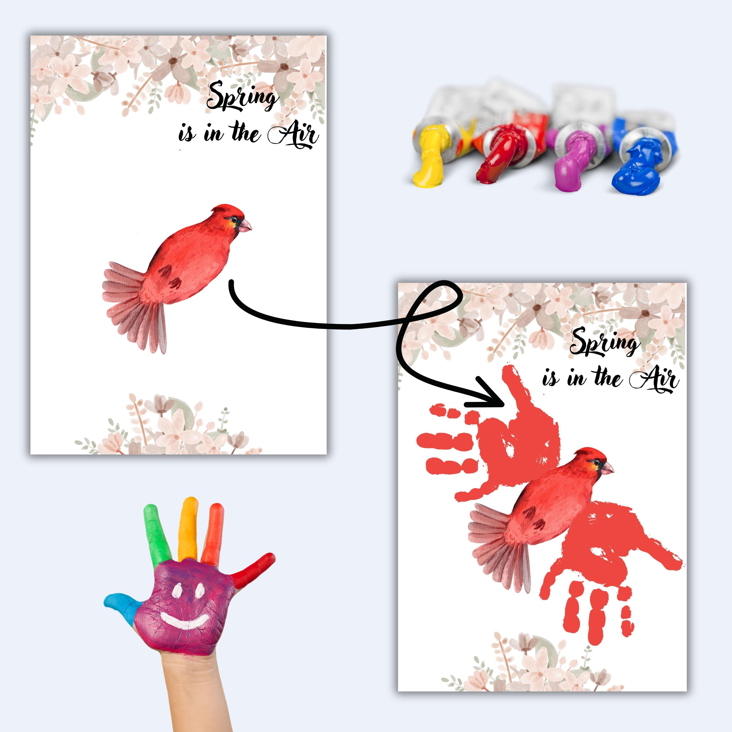 Spring Craft Bundle | Handprint, Footprint & Fingerprint Art | Kids ...