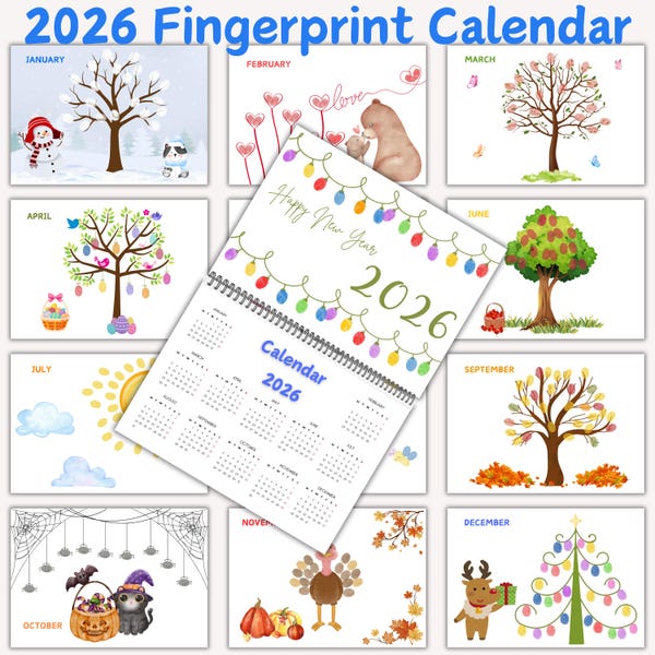 Picture Book Calendar - Etsy UK