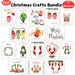Christmas Handprint, Footprint & Fingerprint Craft Bundle | Holiday Art ...