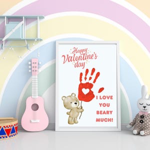 Adorable Valentine Handprint Craft: Cherished Keepsake for Kids ...