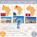 Africa Countries Flashcards: Maps, Flags, Capitals (PDF & JPG) - Etsy