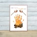 Campfire Handprint Art: Summer Kids Craft (digital Download) - Etsy