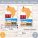 Africa Countries Flashcards: Maps, Flags, Capitals (PDF & JPG) - Etsy