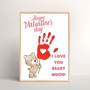 Adorable Valentine Handprint Craft: Cherished Keepsake for Kids ...