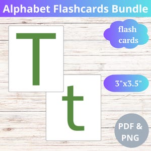 Alphabet Flashcard Bundle Phonetic Alphabet Cards Preschool ABC Flash ...