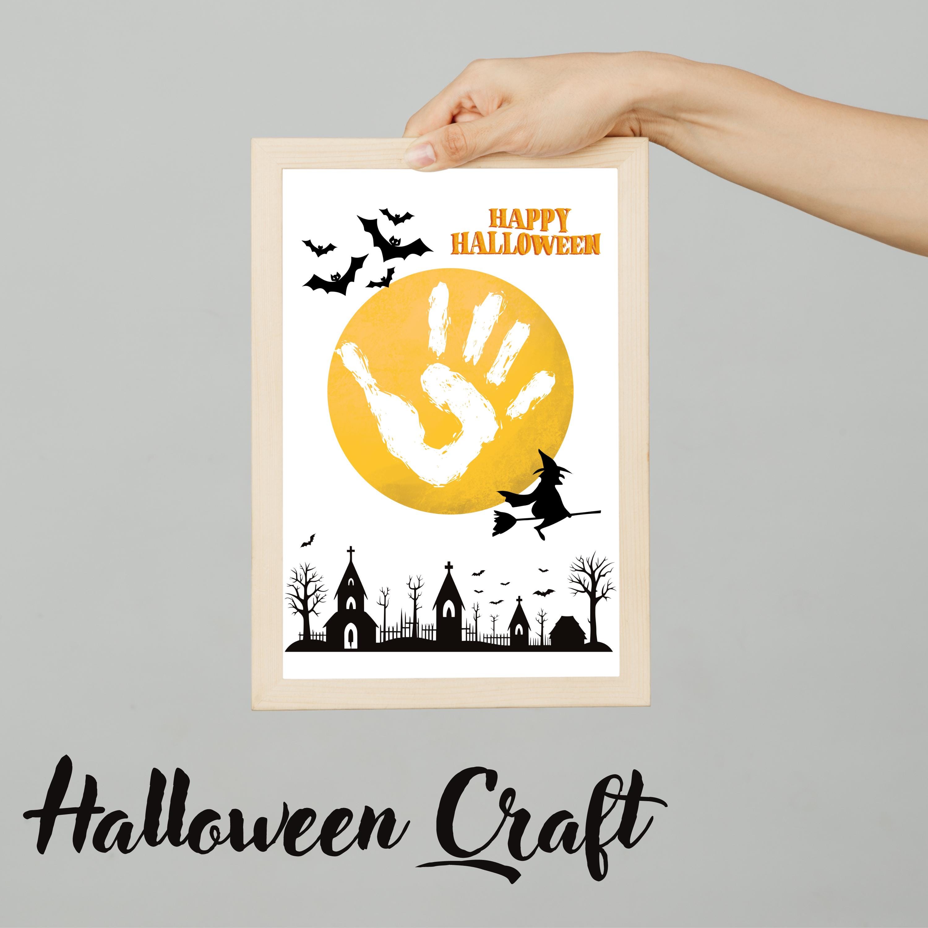 Halloween Handprint Craft for Kids Halloween Printable Toddler ...