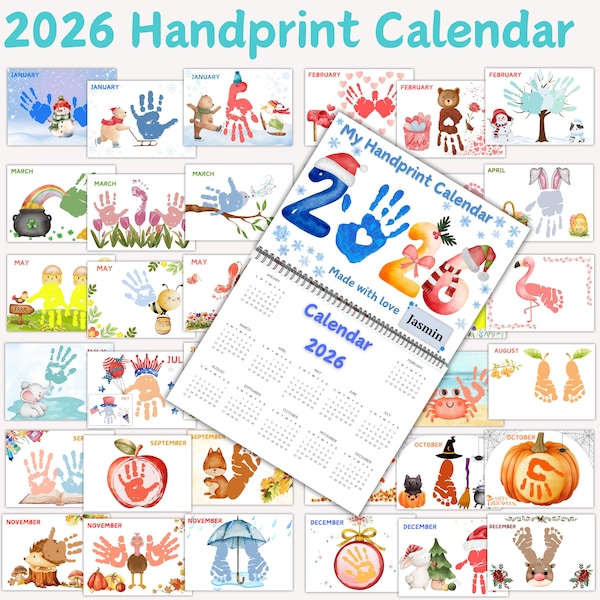 Kids Craft Diy Calendar 2026 - Etsy UK