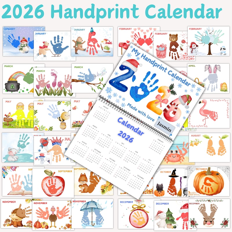 Wall Calender Toddlers - Etsy