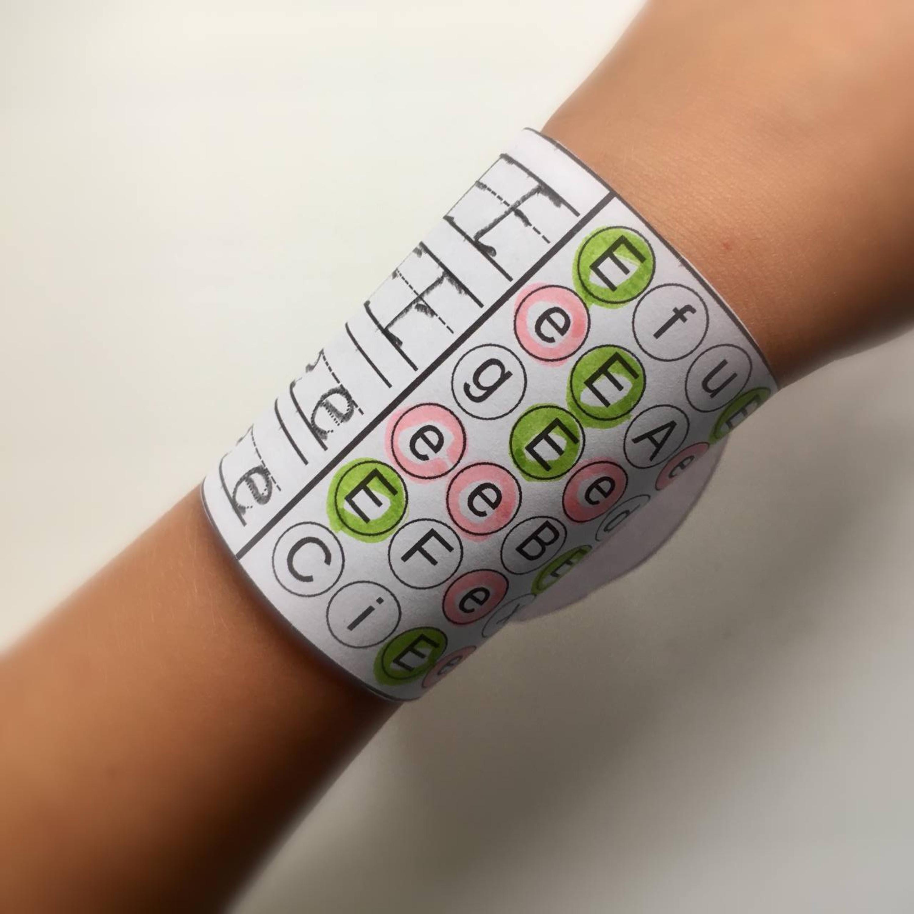 Alphabet Worksheets for Kids | Letter Bracelet | Recognition Letters A ...