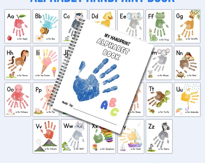 2025 German Handprint Art Calendar: DIY Kid's Memory Book (PDF) - Etsy ...