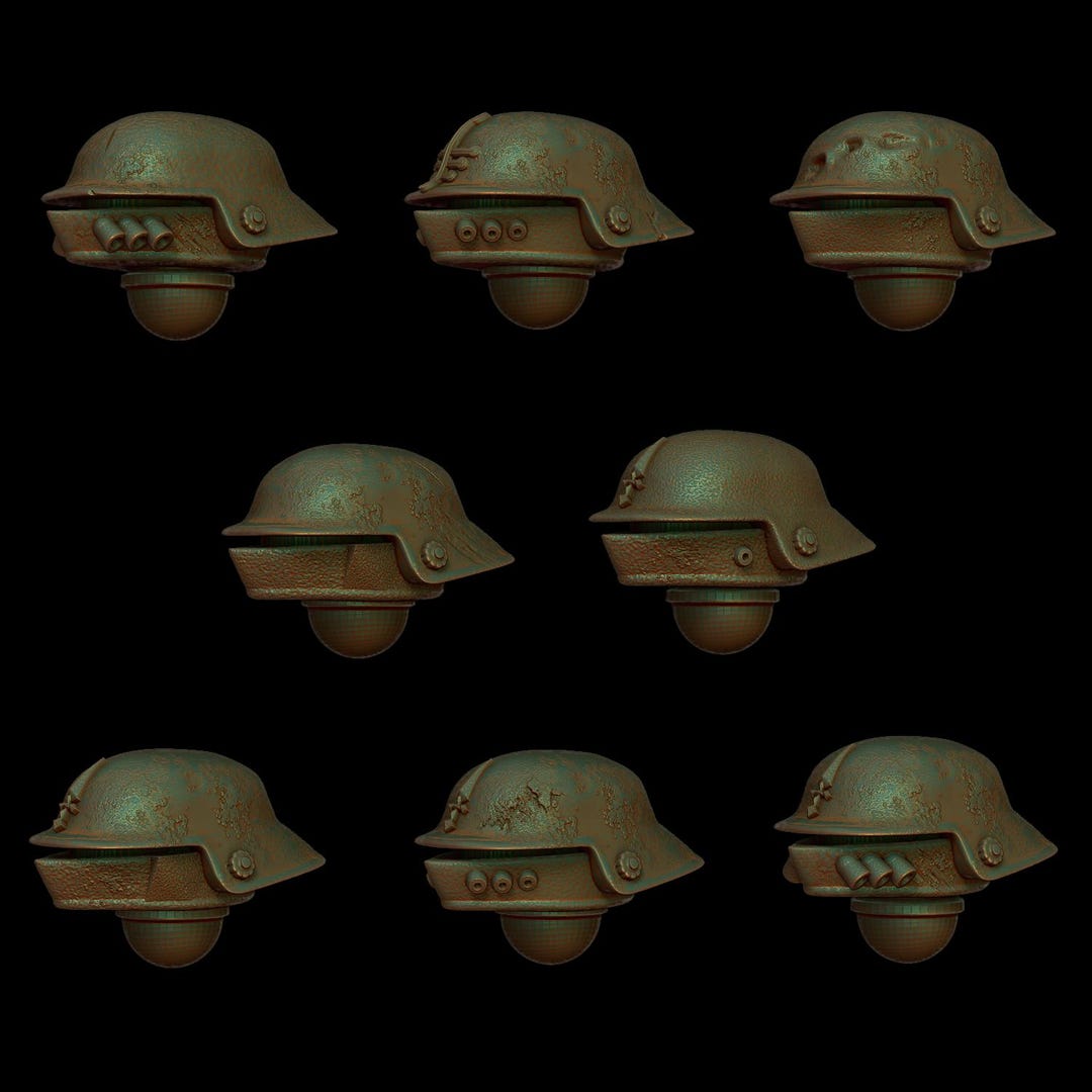 Go-thick - Antioch 'heavy' Helmets - for Trench Wars - NOW PRESUPPORTED ...
