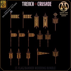 TRENCH WARS - 15 Banners and Flags Pack for Your Crusade - Etsy