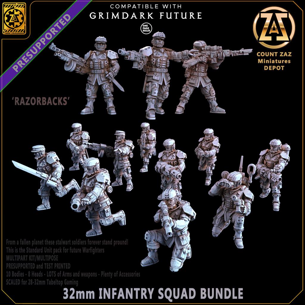 RAZORBACK MEGA BUNDLE - Infantry Unit Builder + Heavy Weapon Teams - Etsy