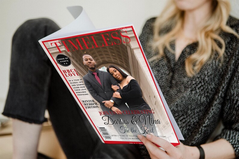 Wedding Magazine Template | Wedding Program Template | Infographic ...