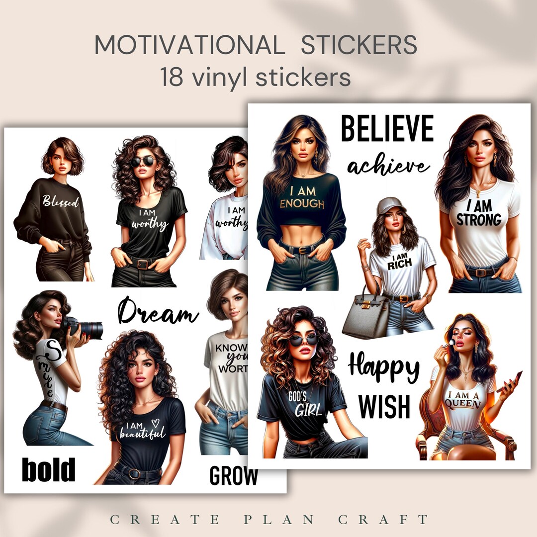 Emotional Support Sticker, Motivational Sticker, Planner Stickers ...