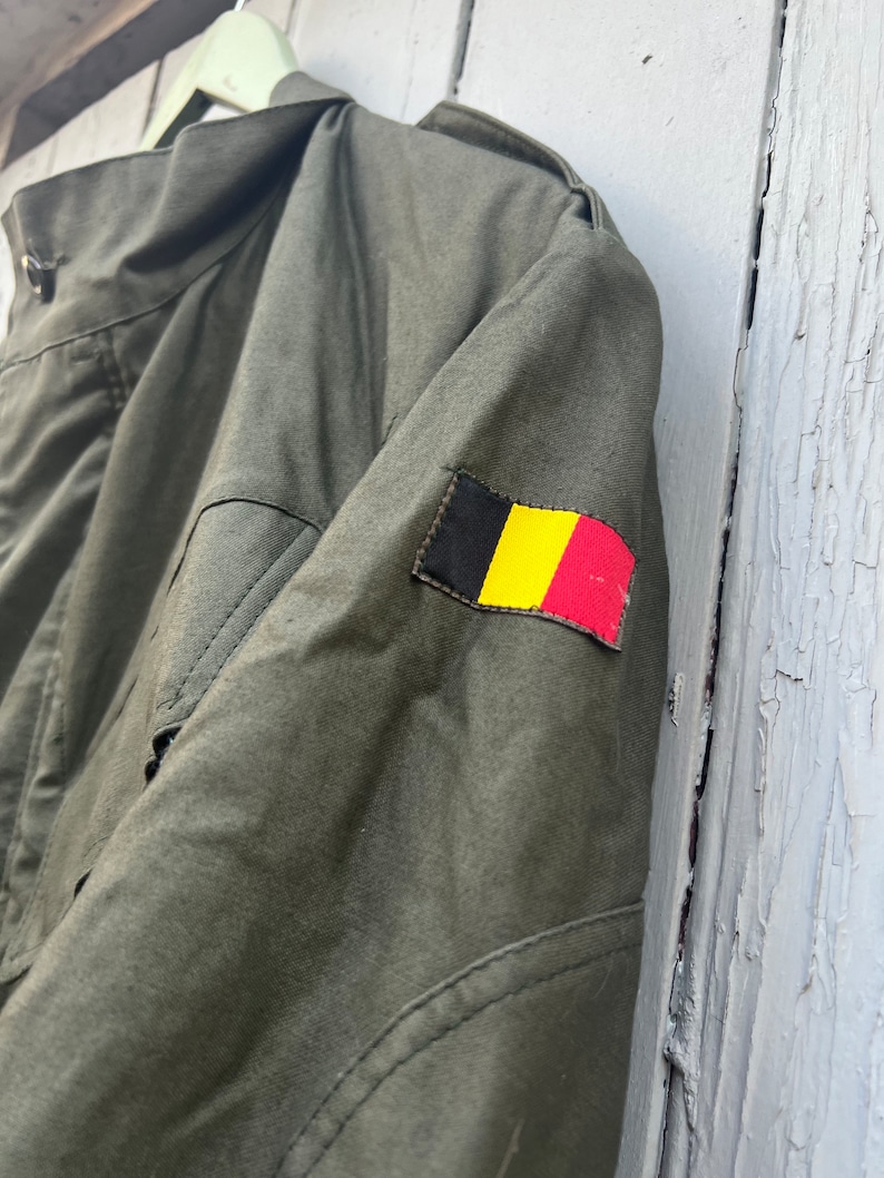 Belgian Army Seyntex Tactical Military 1989 Jacket Green Size ~M - L - Etsy