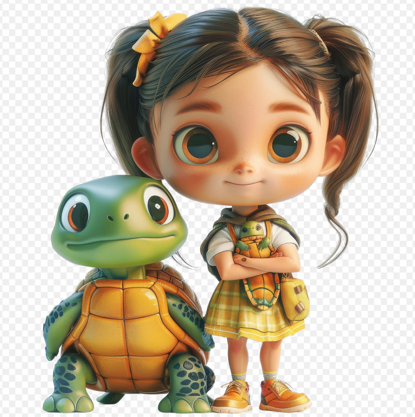 Baby Turtle and Girl PNG, Clipart Set of 10 PNG High Quality ,turtle ...
