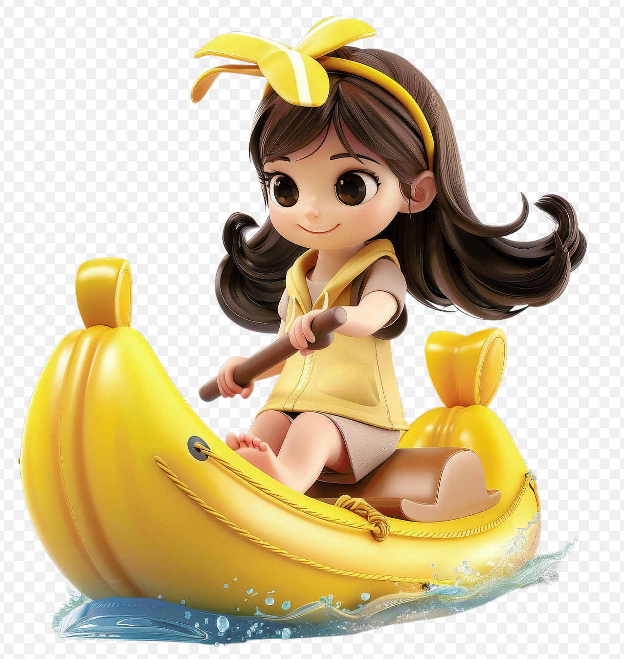 Girl Beach Summer Clipart Set of 10 PNG High Quality Cute Summer PNG ...