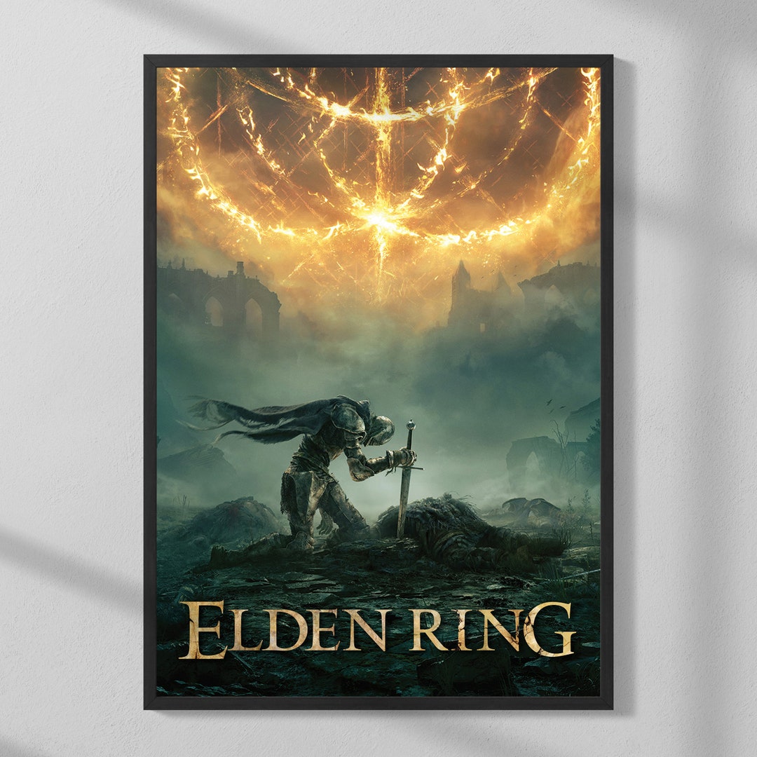 Elden Ring Cover Art Gaming Poster A3 Wall Art Home Decor Gaming Poster ...
