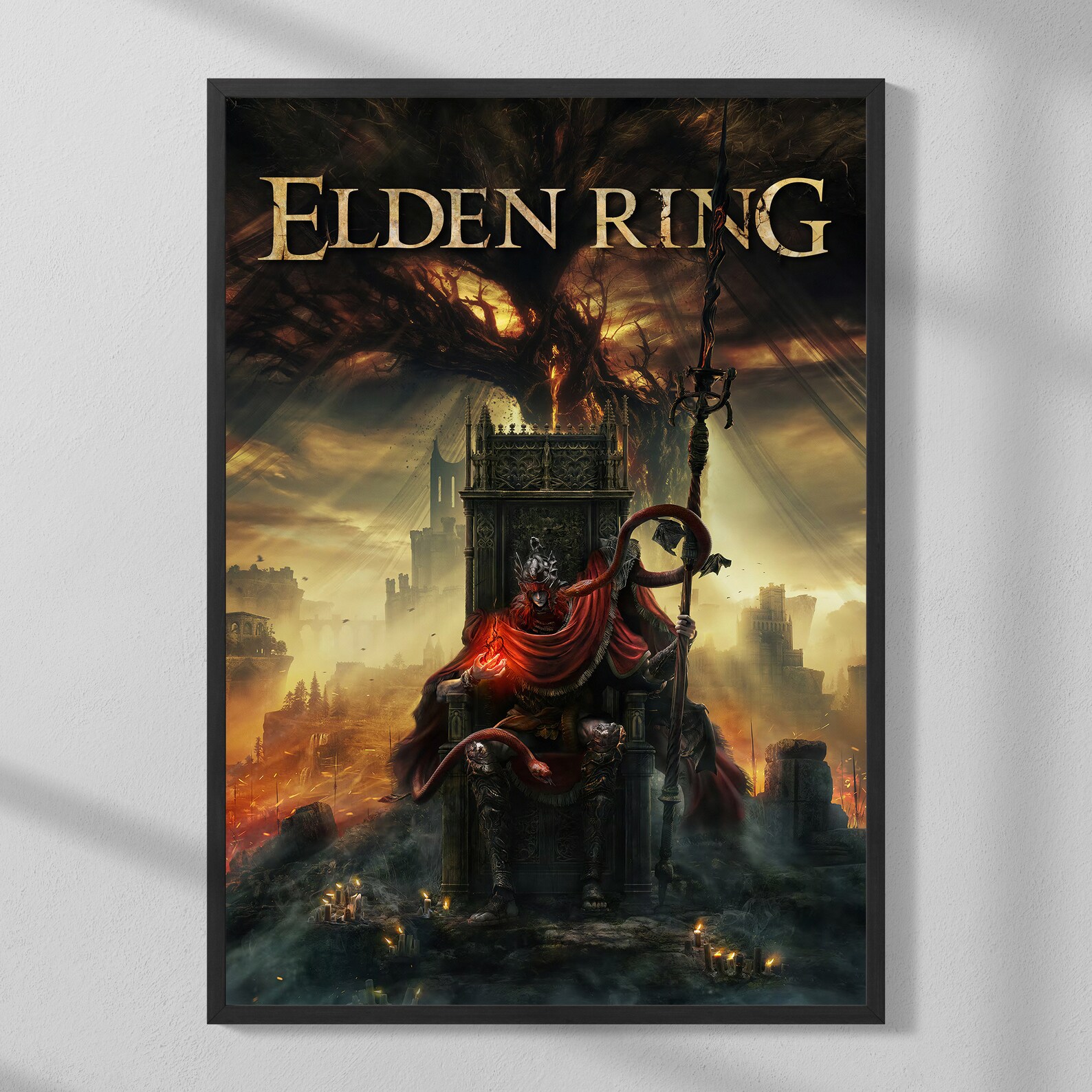 Elden Ring Messmer Portrait Gaming Poster A3 Wall Art Home Decor Gaming ...