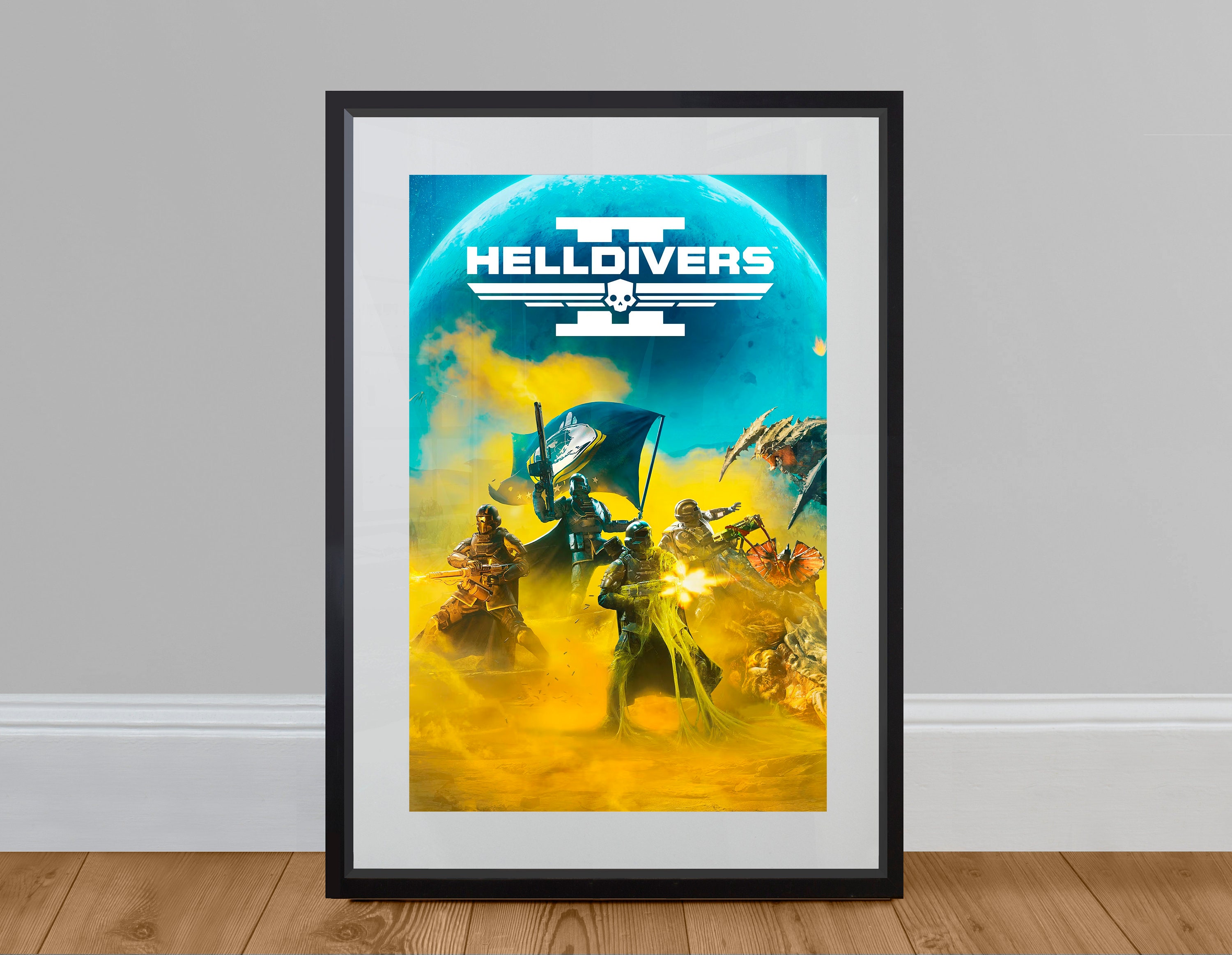 FRAMED Helldivers II Gaming Poster A3 Multiple Options - Etsy