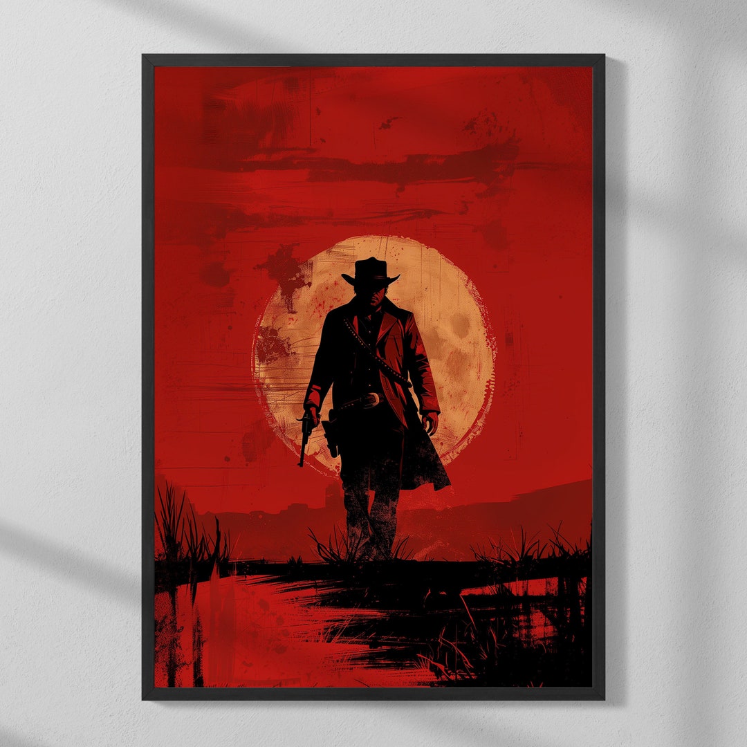 Arthur Morgan Gaming Poster | A3 | Wall Art | Home Decor | Movies, TV ...