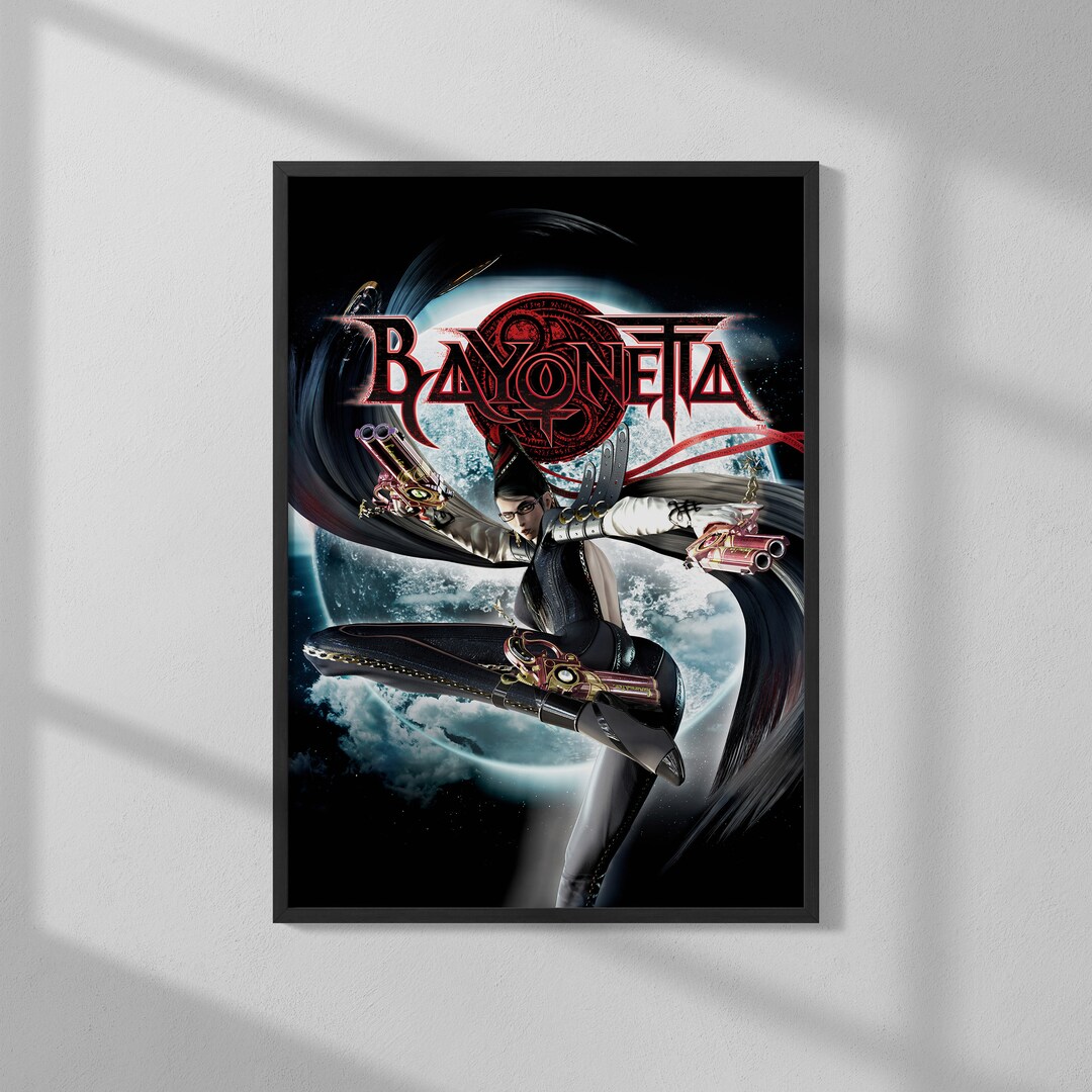 Bayonetta Gaming Poster A3 Wall Art Gaming Prints Video Game Art Gaming ...