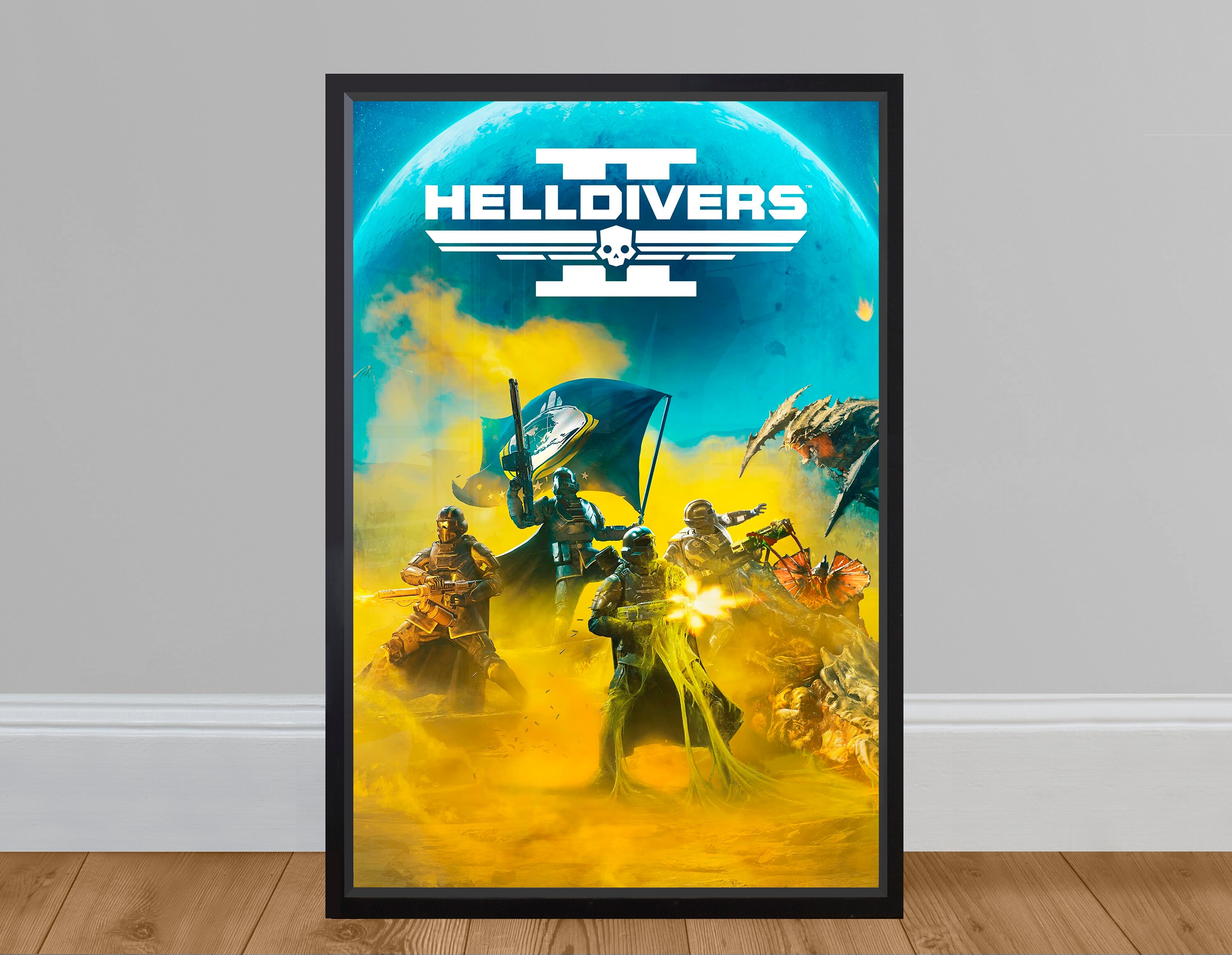 FRAMED Helldivers II Gaming Poster A3 Multiple Options - Etsy