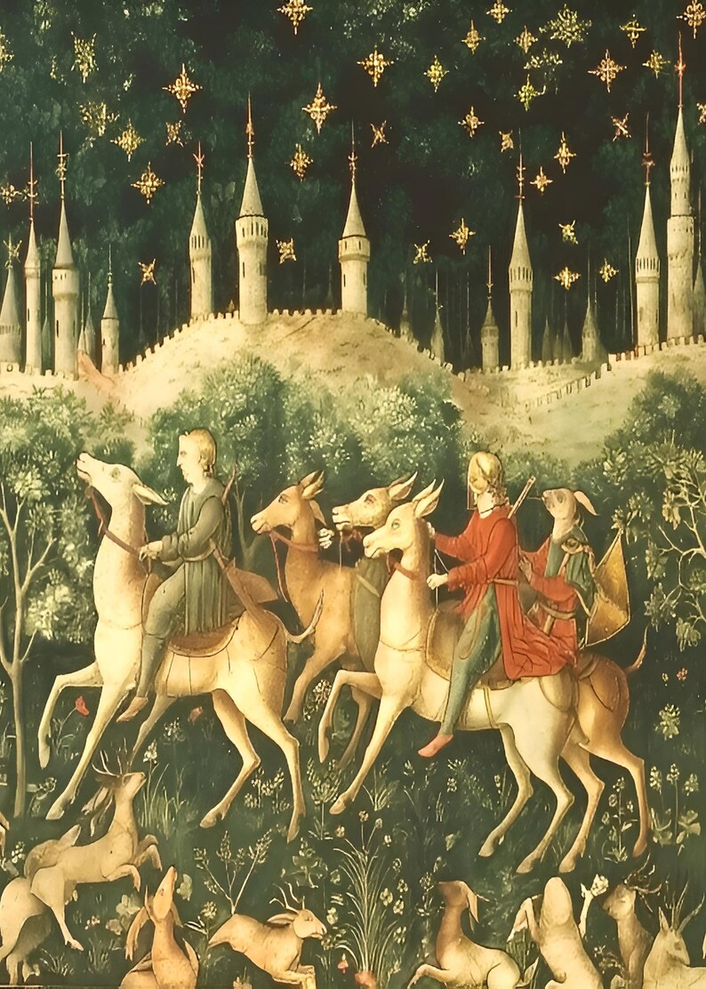 PRINTABLE ART - Medieval Nights - Various Sizes - Digital Art Download ...