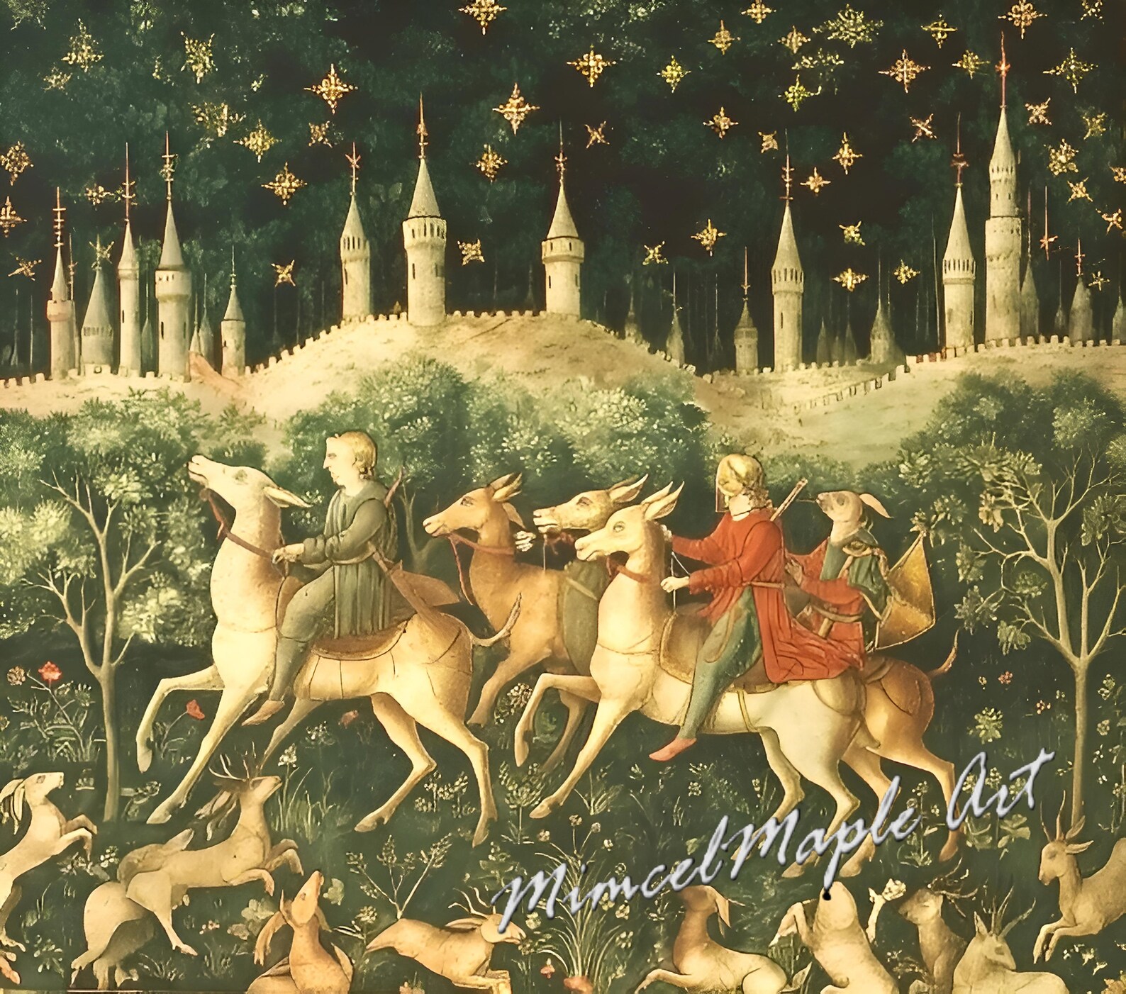 PRINTABLE ART - Medieval Nights - Various Sizes - Digital Art Download ...