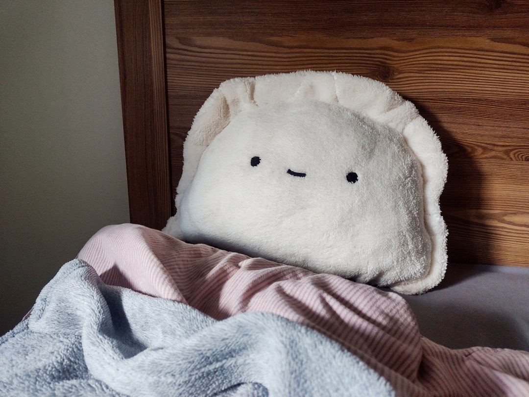 Large Dumpling Squishy Cushion, Hug Me Plush Dim Sum Soft Toy ...