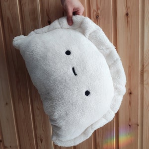 Large Dumpling Squishy Cushion, Hug Me Plush Dim Sum Soft Toy ...