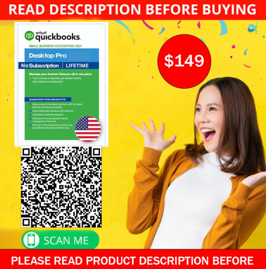 Quickbooks Desktop Pro Plus 2024 Lifetime Subscription - Etsy