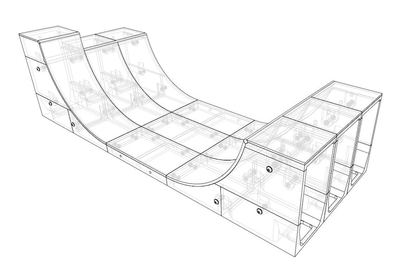 Fingerboard Mini Halfpipe - 3D Print Build Instructions - Etsy