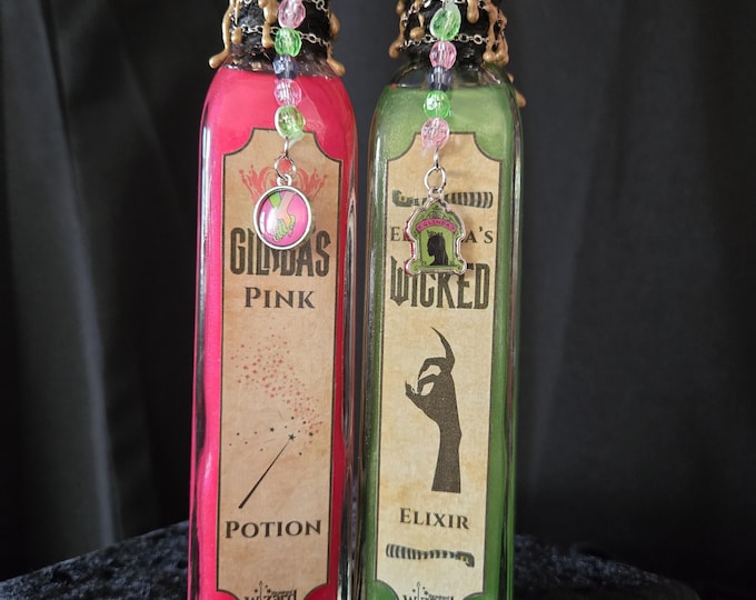 Pink Potion and Green Elixir - Wicked Potions - Potion Set - Wicked ...