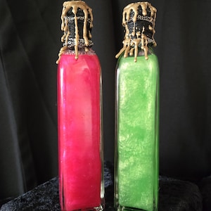 Pink Potion and Green Elixir Wicked Potions Potion Set Wicked Witch Potion - Etsy
