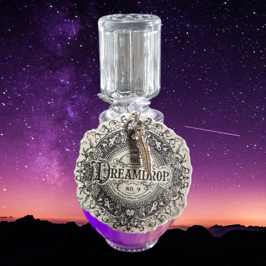 The Dreamdrop No. 9 – Shimmering Sleep Potion Bottle | Mystical Décor ...